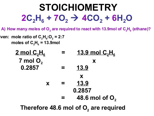 17 stoichiometry