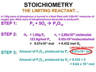 17 stoichiometry | PPT