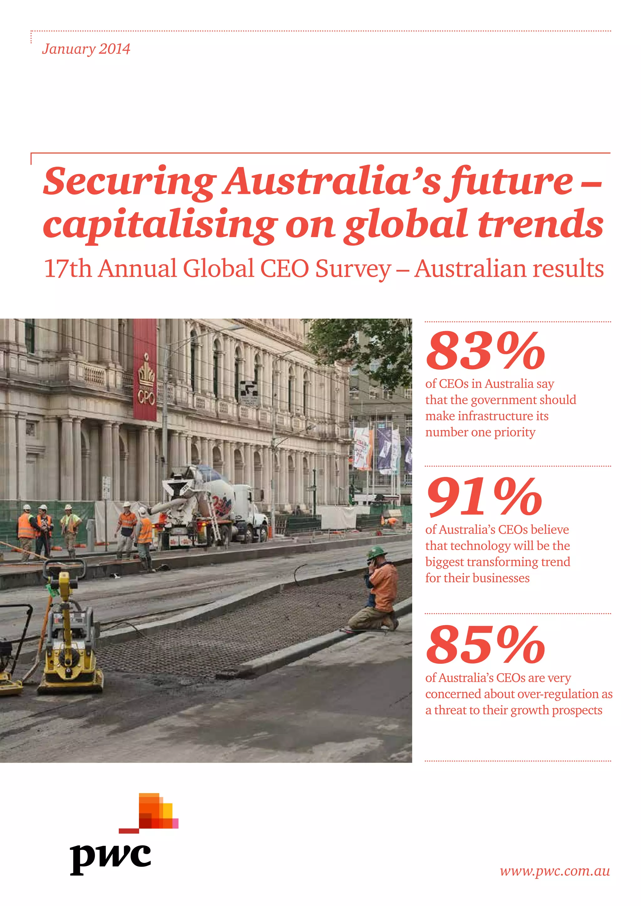 17th Annual Global CEO Survey - PwC | PDF