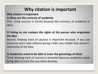 Citation styles in Council of Science Editors style guide | PPTX