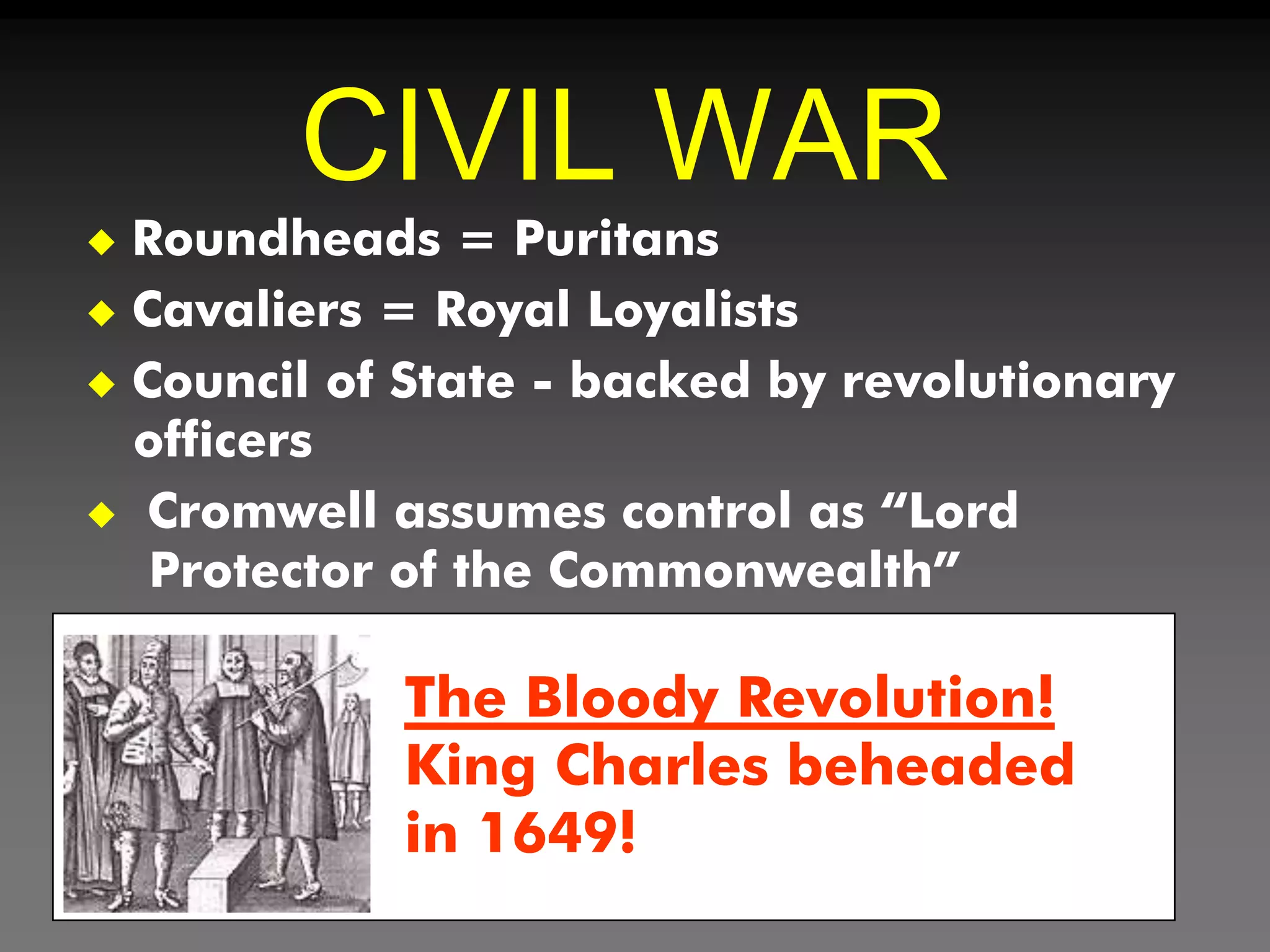 17th Century - Cavaliers & Puritans.ppt