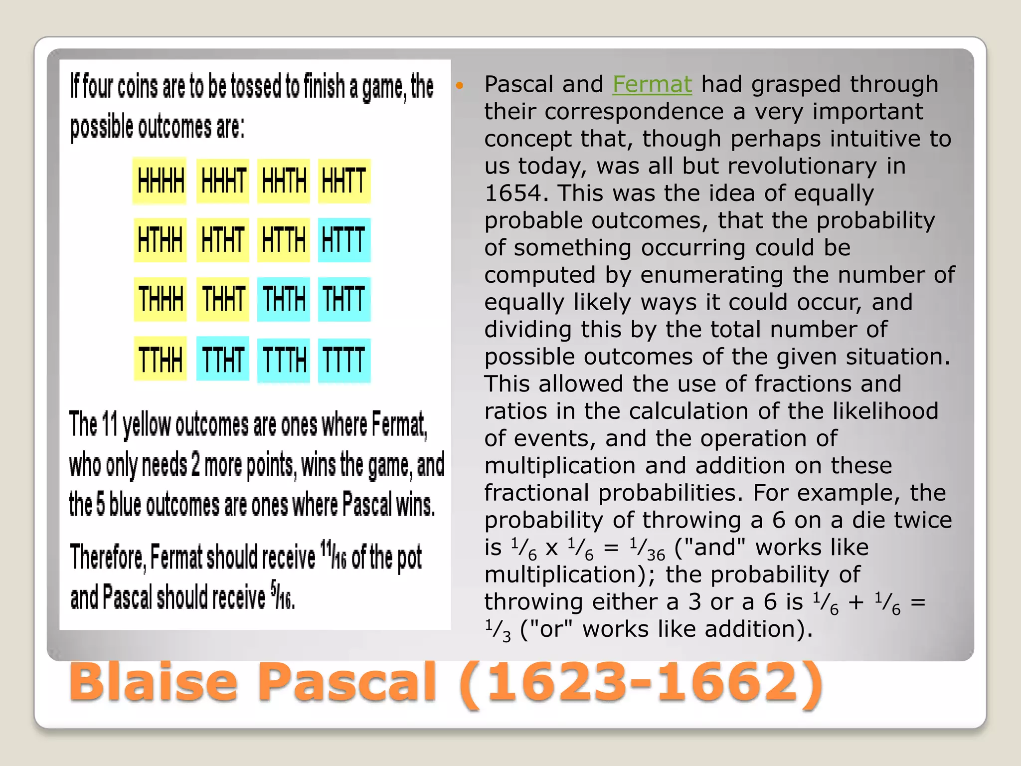 17th century history of mathematics | PPTX