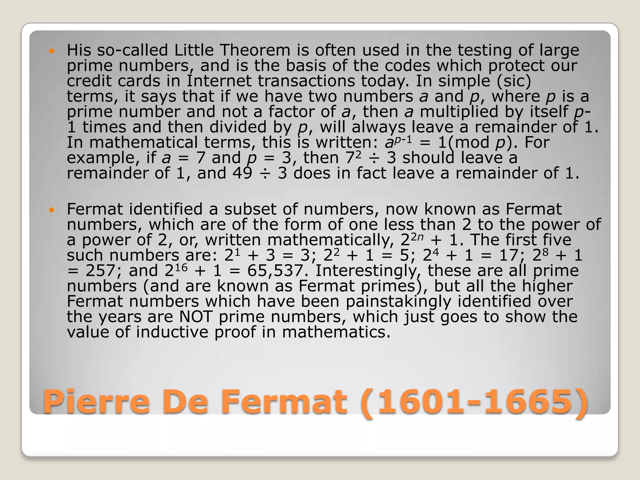 17th century history of mathematics | PPTX