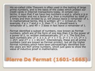 17th century history of mathematics | PPTX