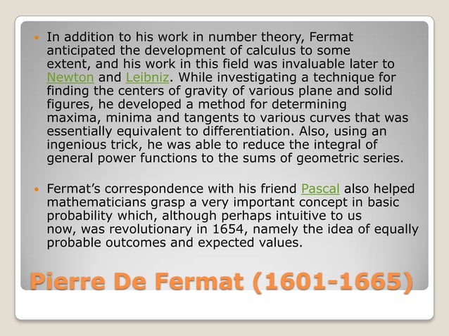 17th century history of mathematics | PPTX