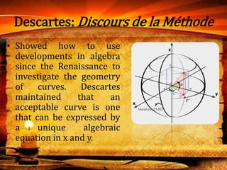 17th century mathematics (napier, mersenne, descartes, fermat, & pascal ...