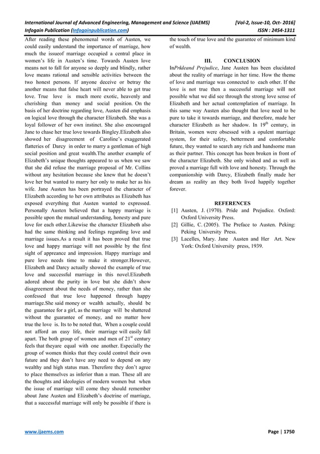 the importance of marriagein the 19th century british england jane ...