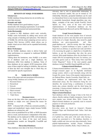 the rising no sql technology | PDF