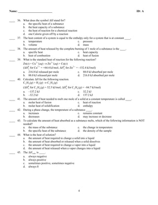 17 thermochemistry | PDF