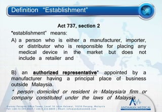 Malaysia Medical Devices Regulations | PPTX