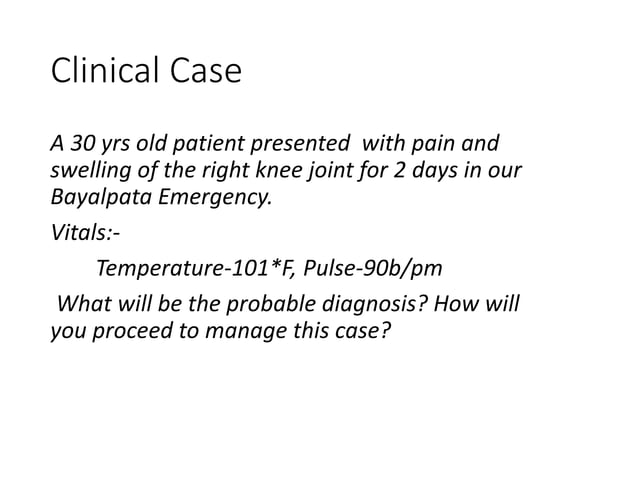 Primary care approach to joint pain | PPTX