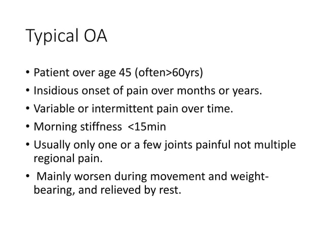 Primary care approach to joint pain | PPTX