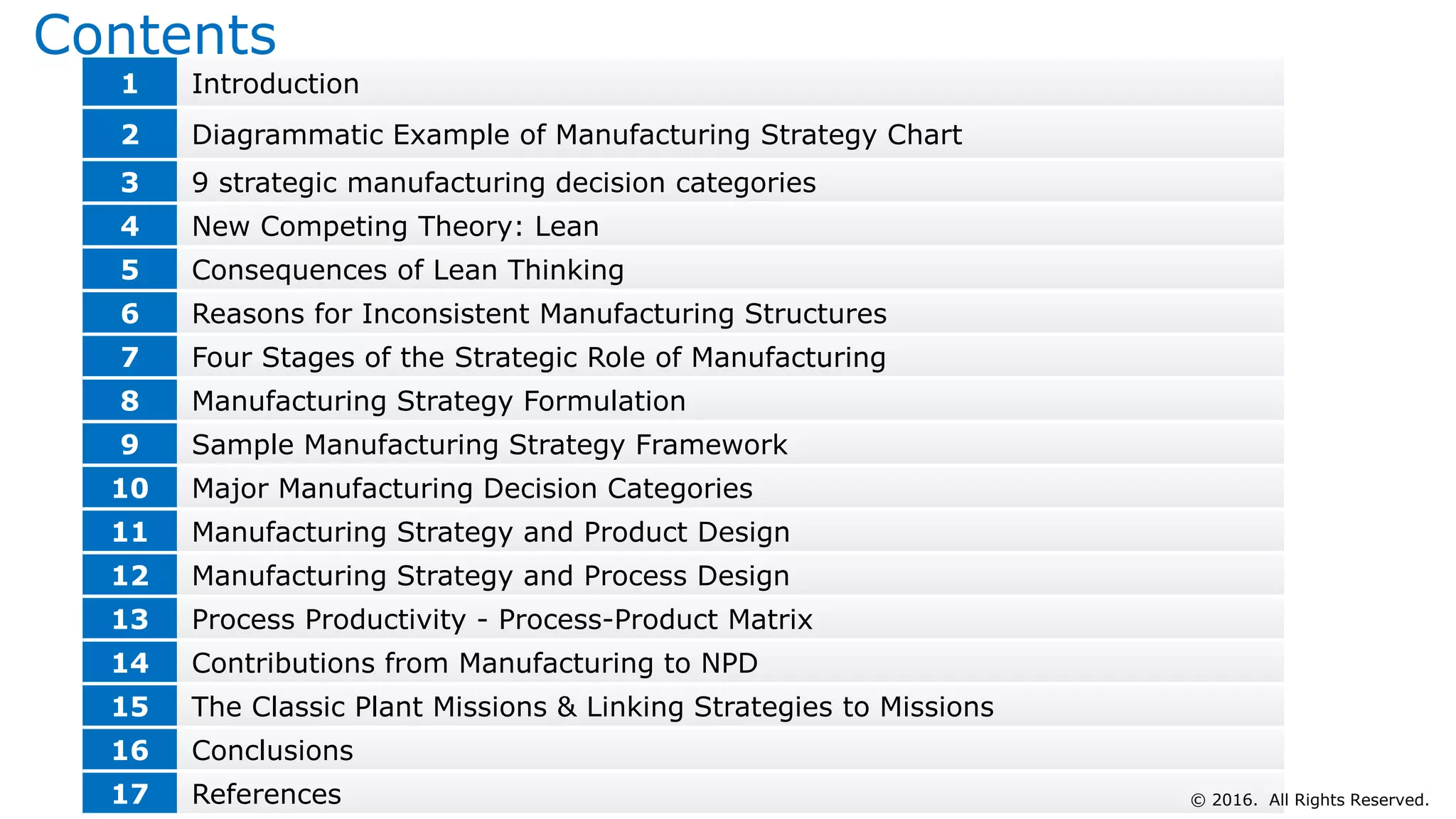 Manufacturing Strategy and its impact on Product and Process Design | PDF