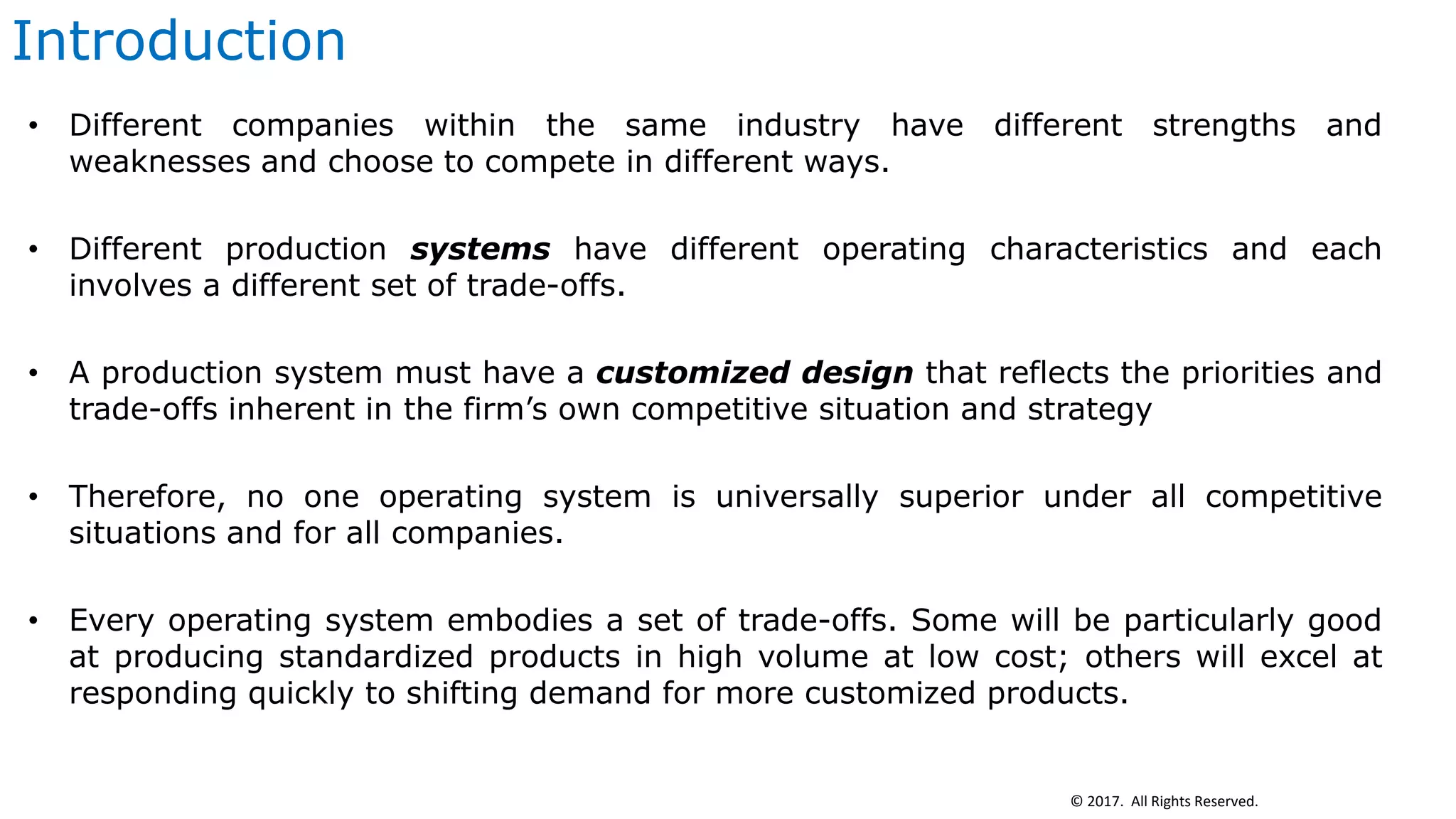 Manufacturing Strategy and its impact on Product and Process Design | PPT