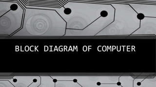 BLOCK DIAGRAM OF COMPUTER | PPT