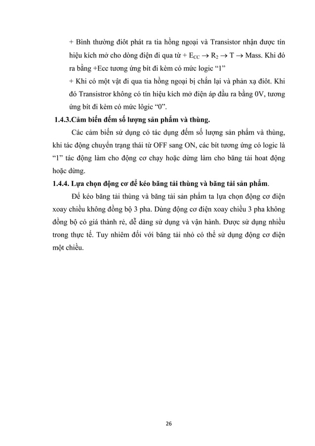 Đề tài: Thiết kế hệ thống đếm và điều khiển đóng gói sản phẩm, 9đ | PDF
