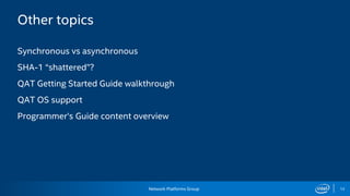 Intel(r) Quick Assist Technology Overview | PPT