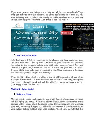 17 ways to get happy when you are sad - Depression Cure - https ...