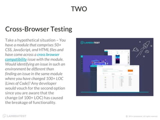17 Ways to Save Time on Manual Cross Browser Testing | PPT