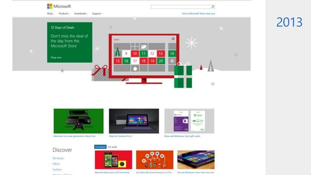 20 Years of Microsoft Homepage | PPTX