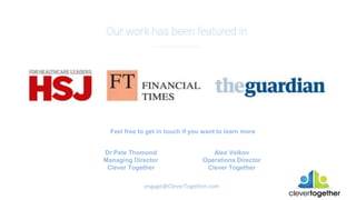 Fixing the NHS National Staff Survey by Clever Together | PPT