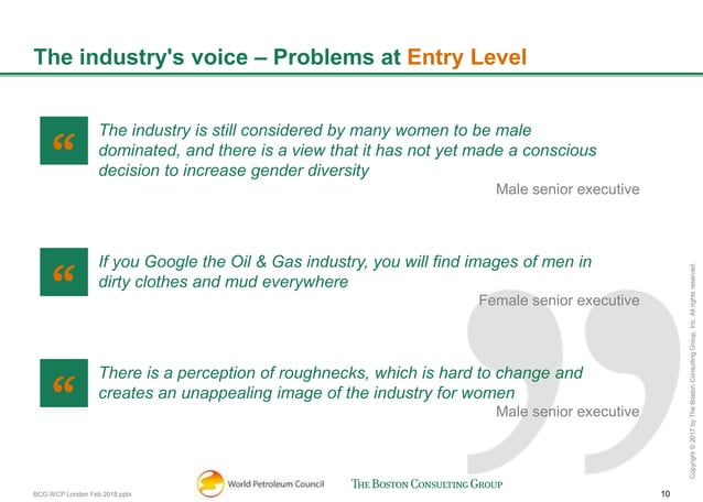 WPC/BCG Study on Untapped Reserves - Promoting Gender Balance in Oil ...