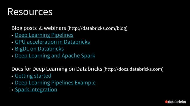 Build Scale And Deploy Deep Learning Pipelines Using Apache Spark Ppt