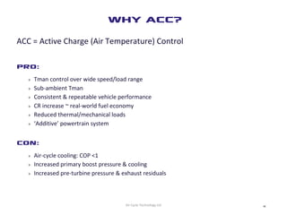 Active Charge Air Cooling for Combustion Improvement | PDF