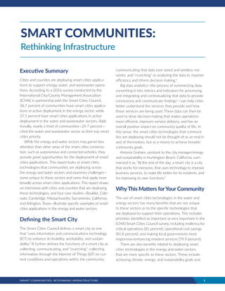 Smart Communities: Rethinking Infrastructure | PDF