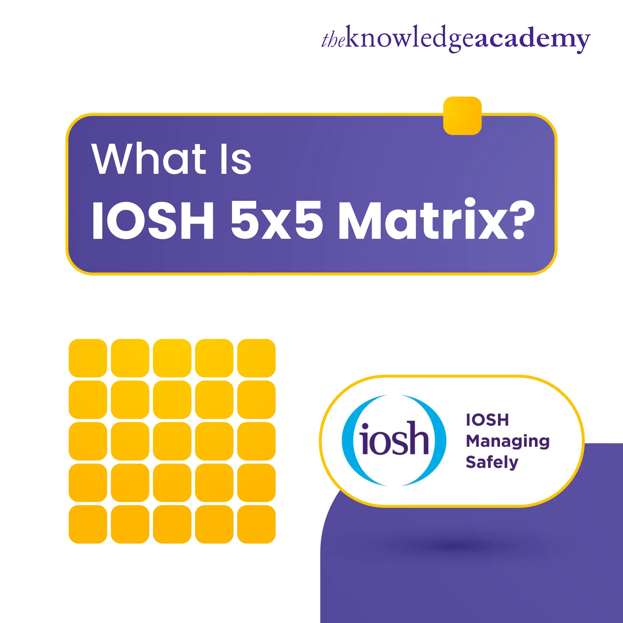 Learn how the IOSH 5x5 Matrix quantifies workplace risks. | PDF