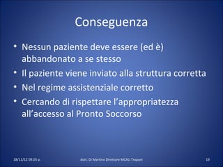 Il triage - nuovi percorsi in pronto soccorso | PPT