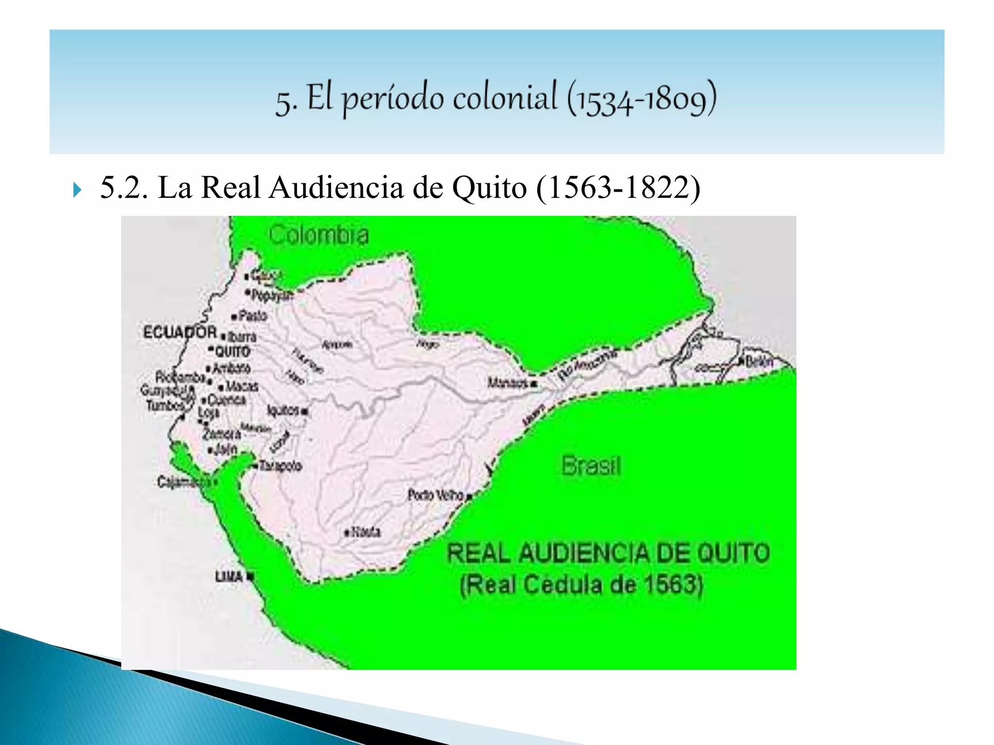 El período colonial del ecuador | PPTX