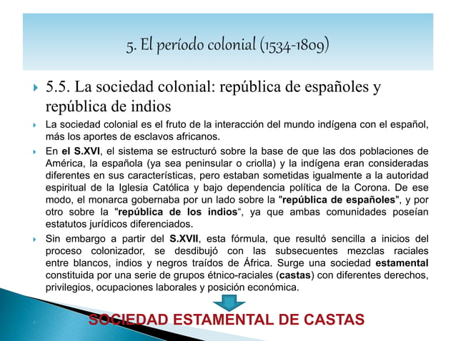 El período colonial del ecuador | PPTX