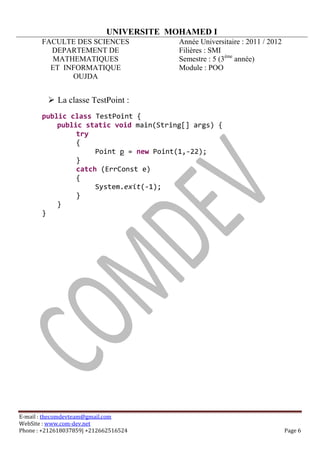 Serie de TD 3 POO | PDF | Education