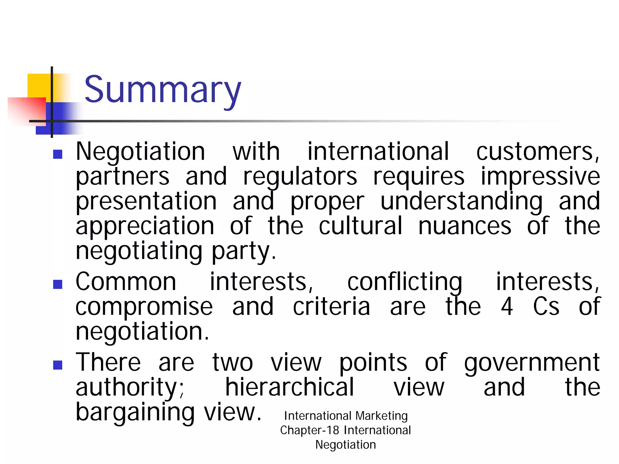 International Negotiation | PDF