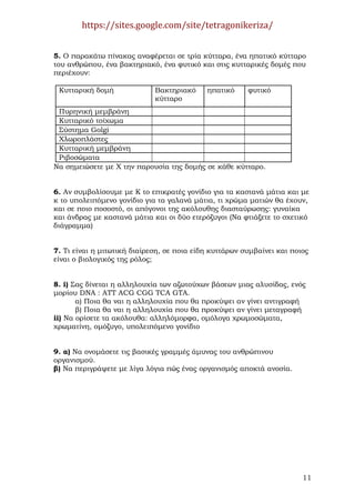 Βιολογία Γ΄ Γυμνασίου (18 διαγωνίσματα) | PDF