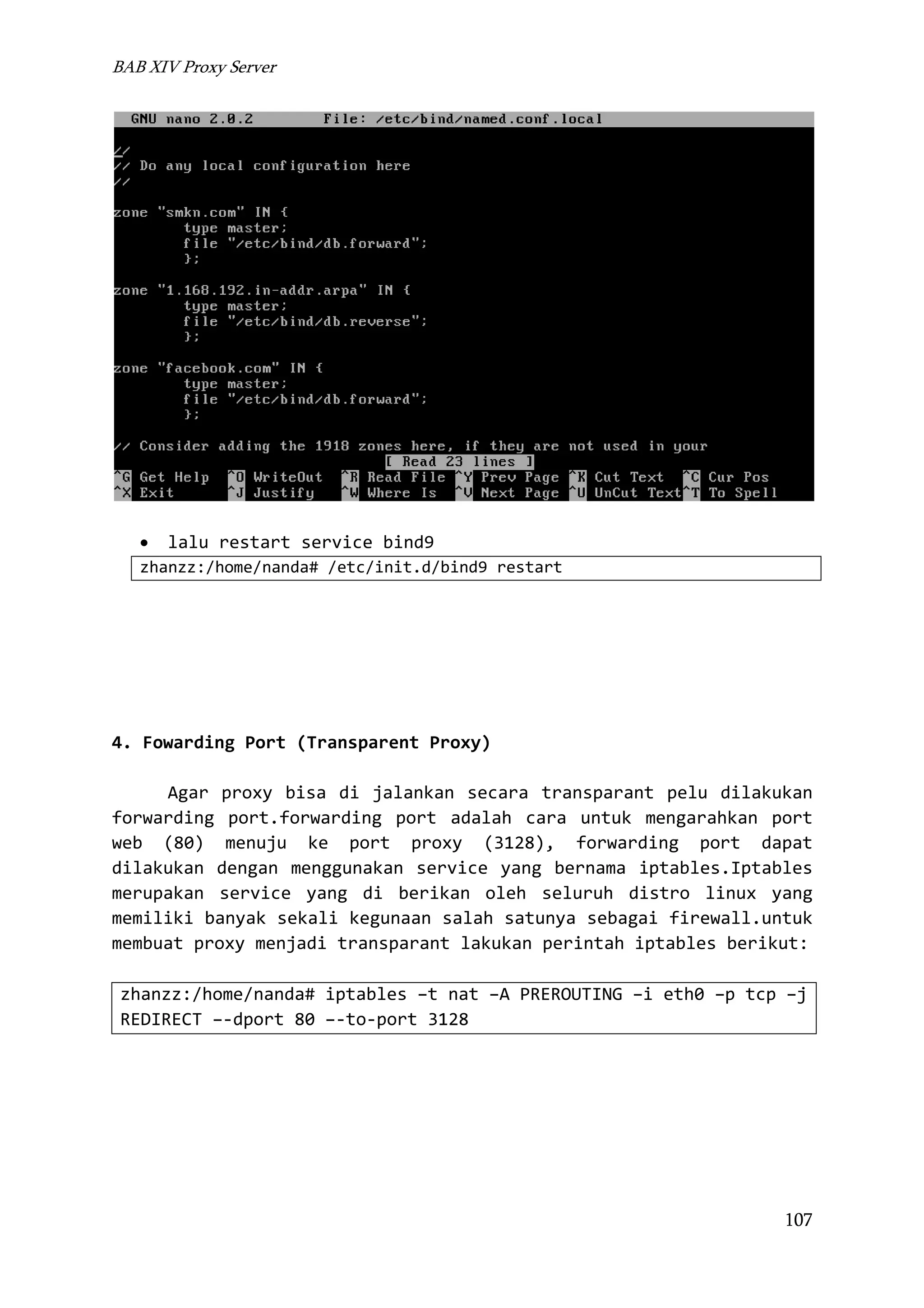 konfigurasi proxy server | PDF