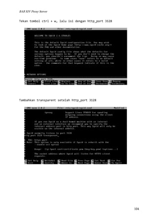 konfigurasi proxy server | PDF