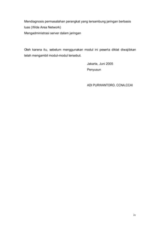 Modul TKJ Merancang Bangun Dan Menganalisa Wide Area Network | PDF