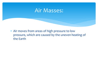 18. air masses and fronts notes | PPTX | Weather | Science