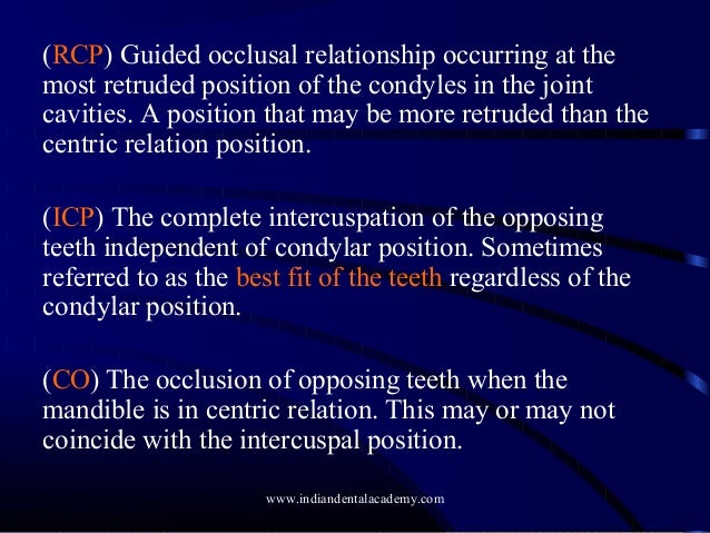 Recording the rcp a review of clinical techniques /orthodontic therap…