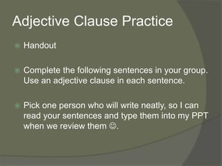 18. pathways 2 review, vocab, adjective clauses, and stress | PPTX ...