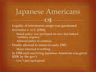 Social Impact of WWII | PPTX