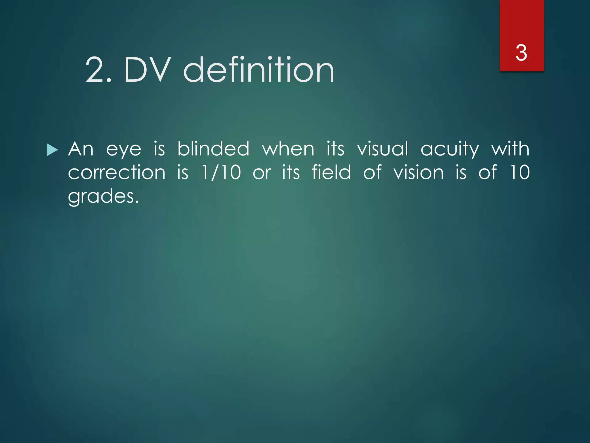 Visual disability | PPTX