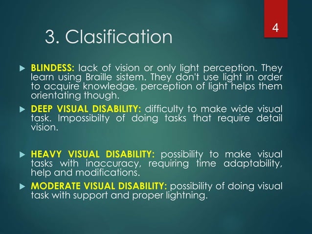 Visual disability | PPTX