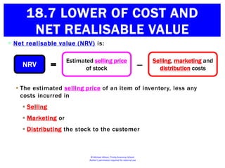 18.7 Lower of Cost and Net Realisable Value | PPTX