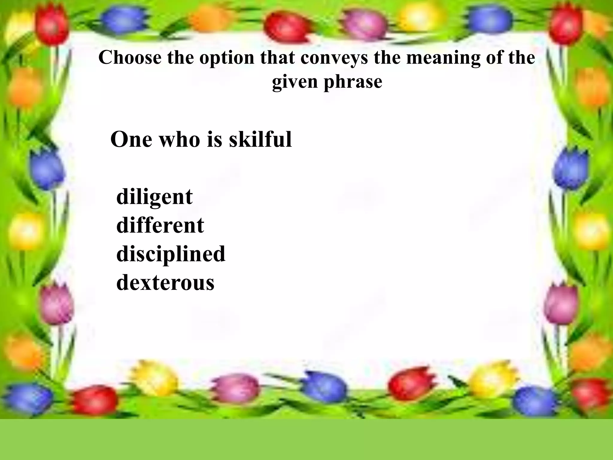 Vocabulary One Word Substitutes PPT vocabulary-one-word-substitutes-ppt