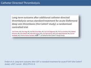 Interventiontionist Treatment of Acute DVT | PPTX