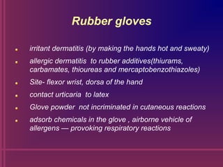 18Occupational Skin diseases and management, Dr. Dincy peter | PDF