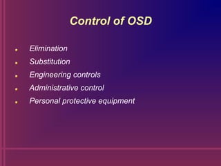 18Occupational Skin diseases and management, Dr. Dincy peter | PDF